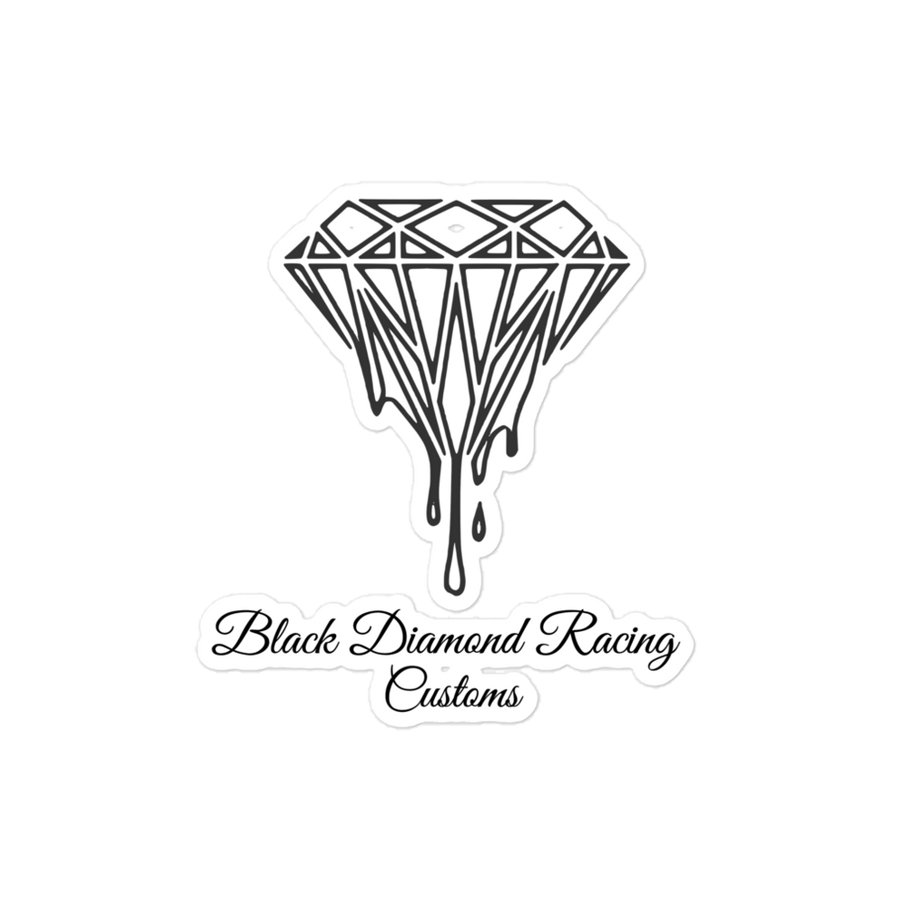 BDR OG LOGO Sticker (Black) – Black Diamond Racing Customs